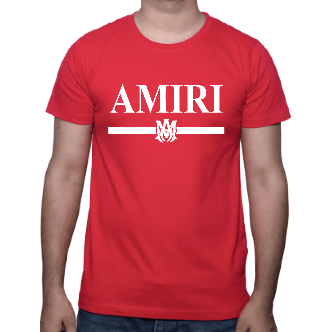 Mens Amiri logo Regular Print Tshirt – Be Yourself Clothing